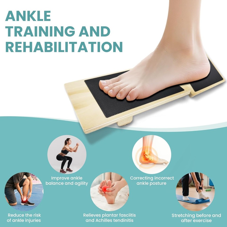 Single Leg Balance Board for Physical Therapy, Ankle Stability Pale ...