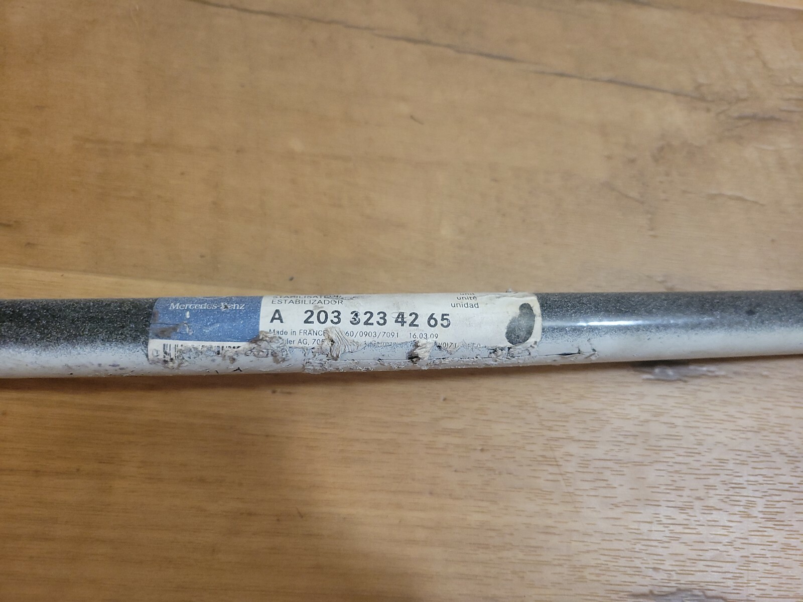 A2033234265 OEM Mercedes Benz W203 C-Class Front Anti-roll Bar With ...