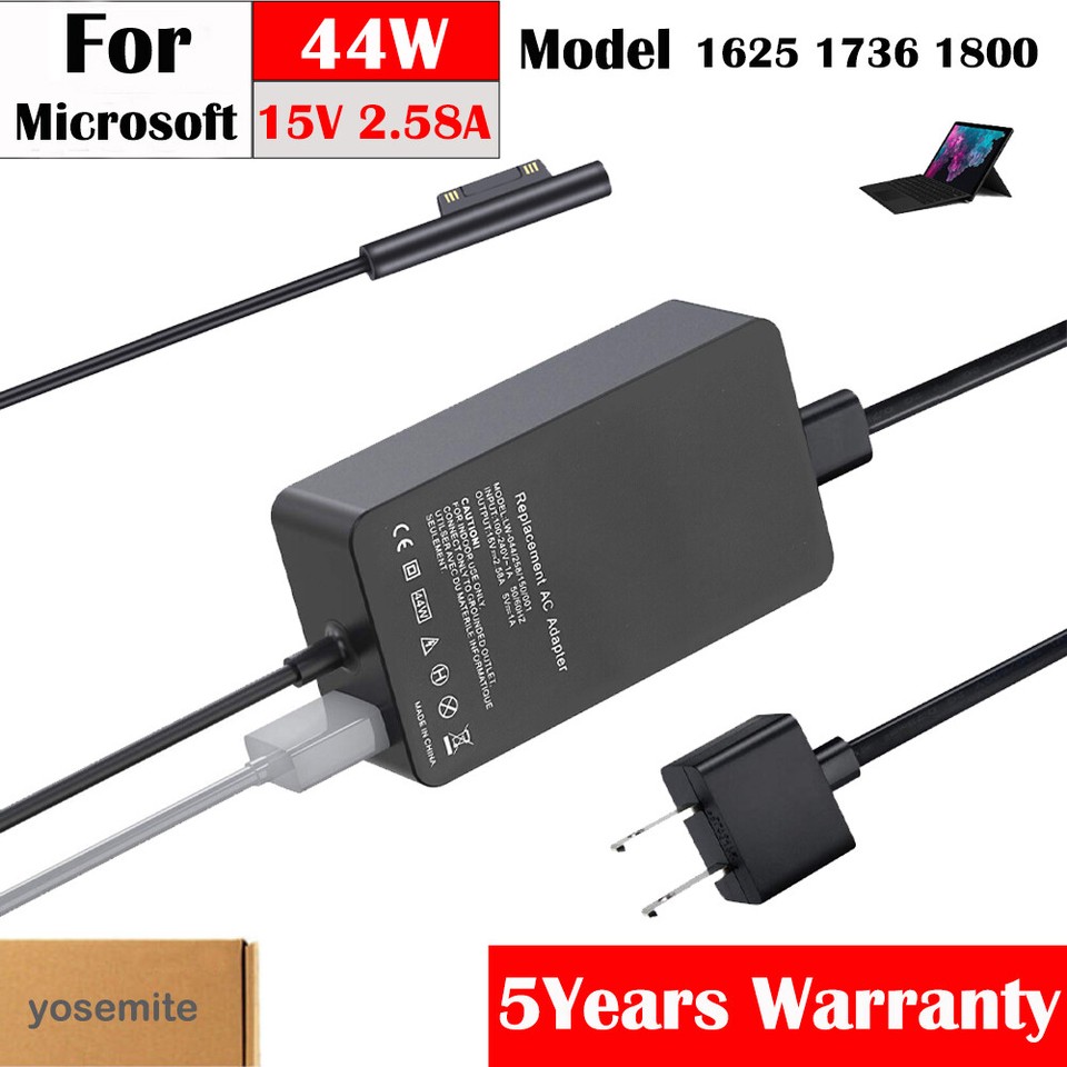 Surface Pro Adapter Charger For Microsoft Surface Pro 1 2 3 4 5 6 7 8 9 ...