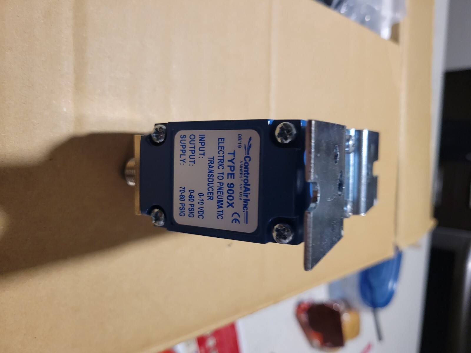 ControlAir Inc Type 900X Compact Electric to Pneumatic Transducer Used ...