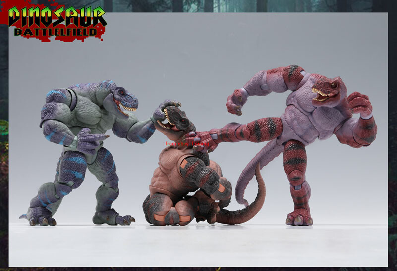 AXYTOYS Dinosaur Battlefield Carnivorous Tribe King Tyrannosaurus Rex ...
