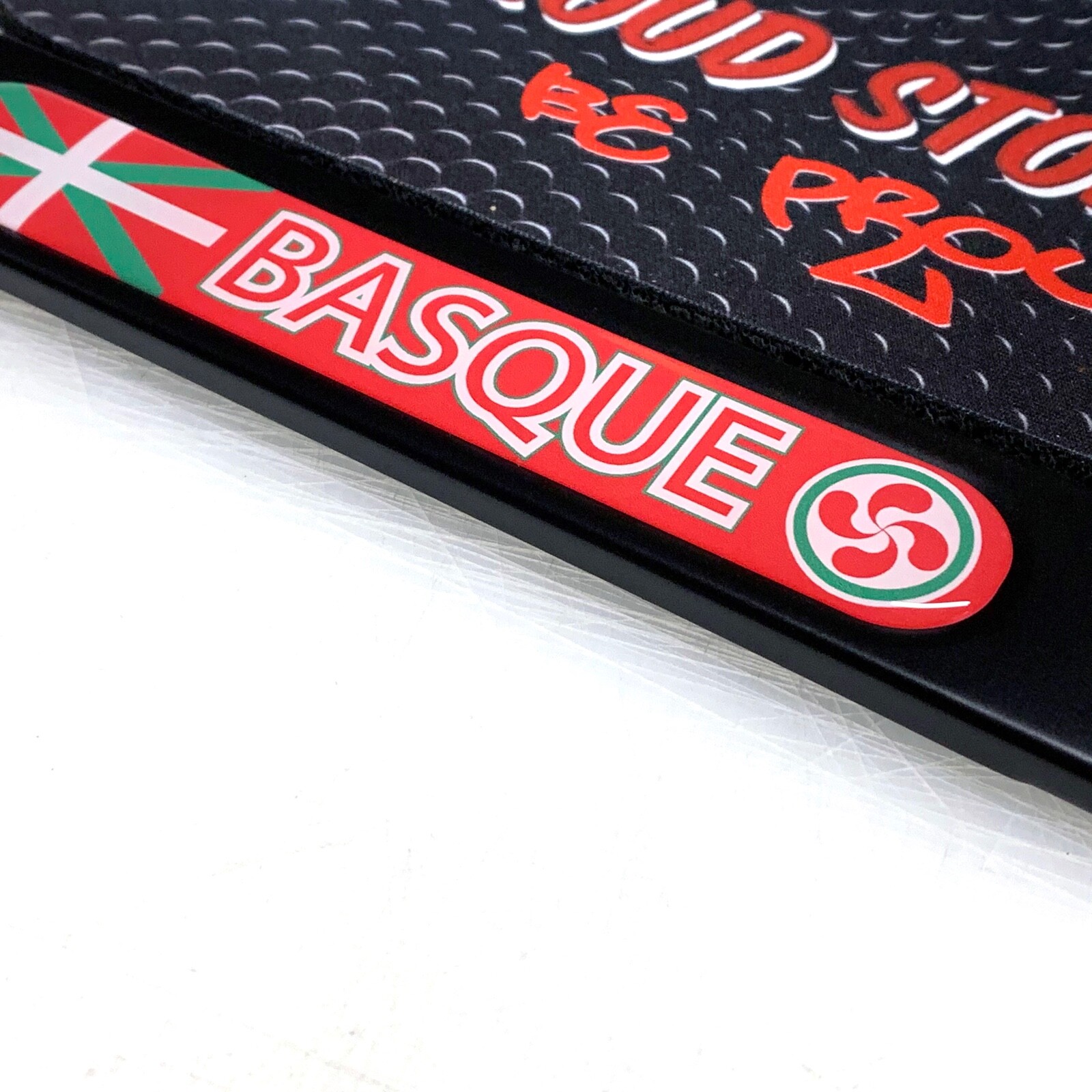 BASQUE Flag Domed BLACK License Plate Frame -US Size- Lauburu | eBay