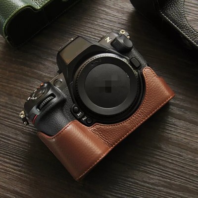 Genuine Leather Handmade Camera Half Cases Bag Cover Protection Fit For ...