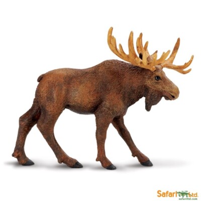 Male Bull Moose (Safari, Ltd - 290029) - toy miniature animal | eBay