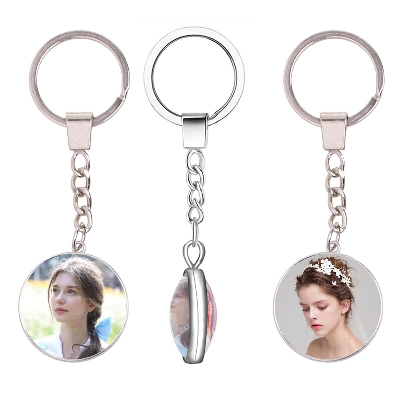 Custom Keychains Photo Keyrings for Key Chain Rings Holder for Gif | eBay