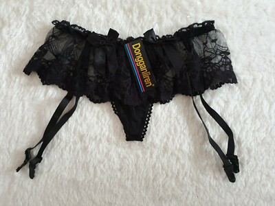 Suspender Belt with g strings. High quality. Black. | eBay UK