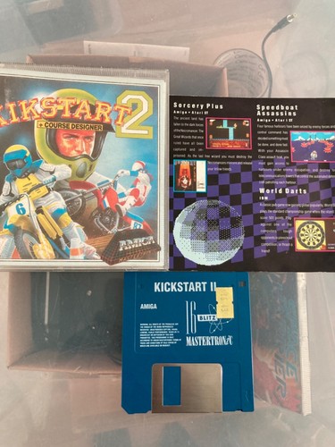 Kikstart 2 Amiga Floppy disc boxed with manual | eBay
