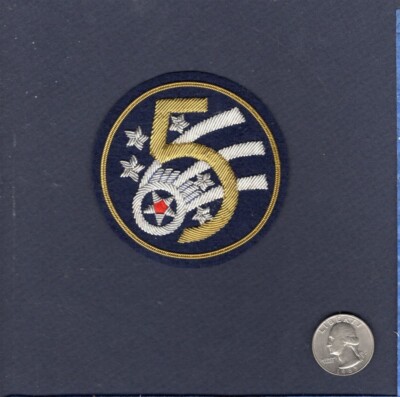 5th AIR FORCE WW2 Bullion AAC Army Air Corps Force USAF Squadron ...