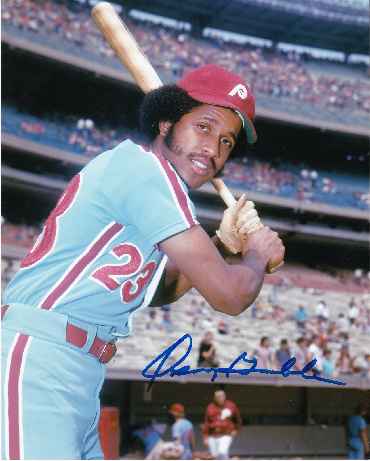 OSCAR GAMBLE PHILADELPHIA PHILLIES ACTION SIGNED 8x10 | eBay