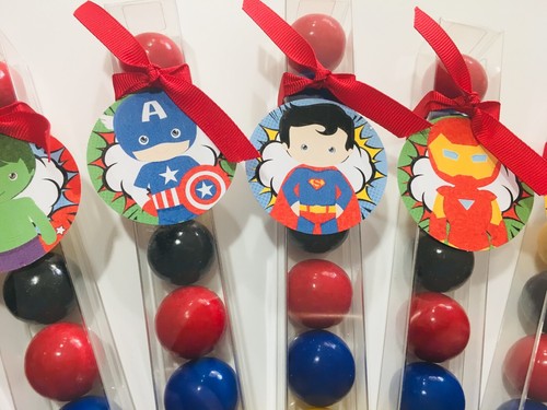 Super Heroes - Birthday Party Favor- Gumball Candy | eBay