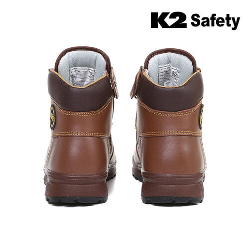K2 Mens Zipper Safety Shoes (K2-14LP) Safe Work Boots Steel Toe Anti ...