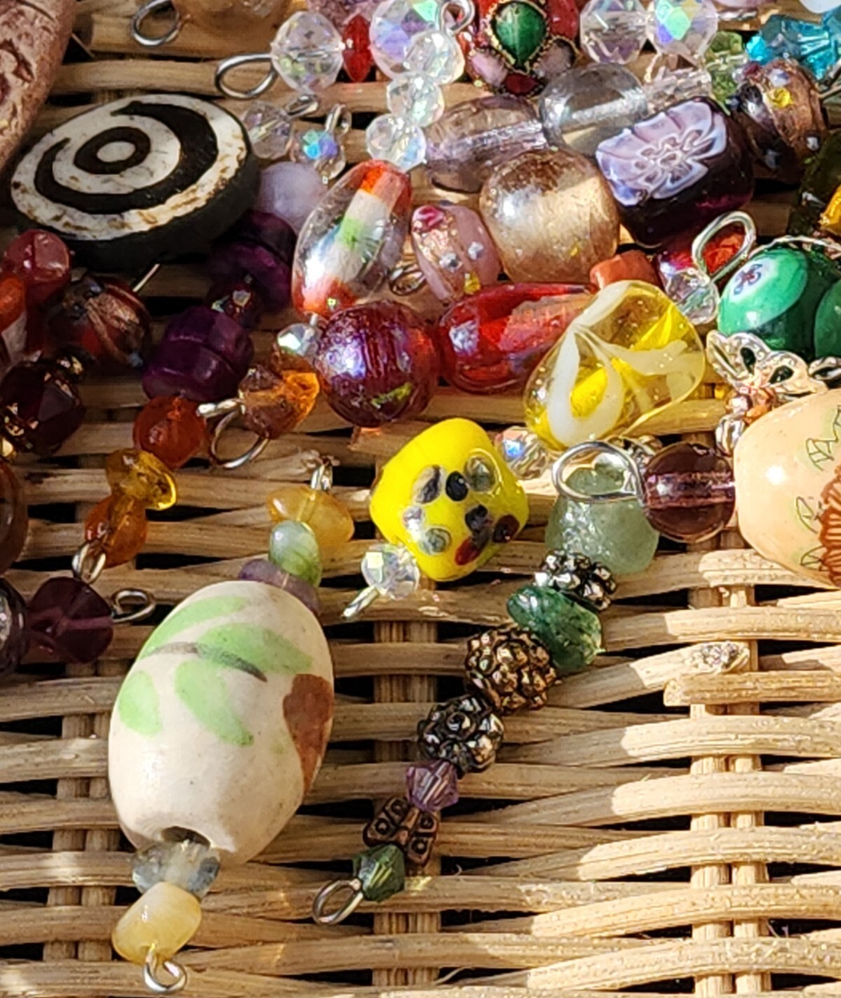 Jewelry Making Lot 47x Beads Drop Large Dangle Glass charms bead lots ...