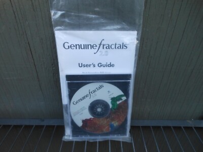 Genuine Fractals 2.0 Mac image resizing tools (1998) New Sealed ...