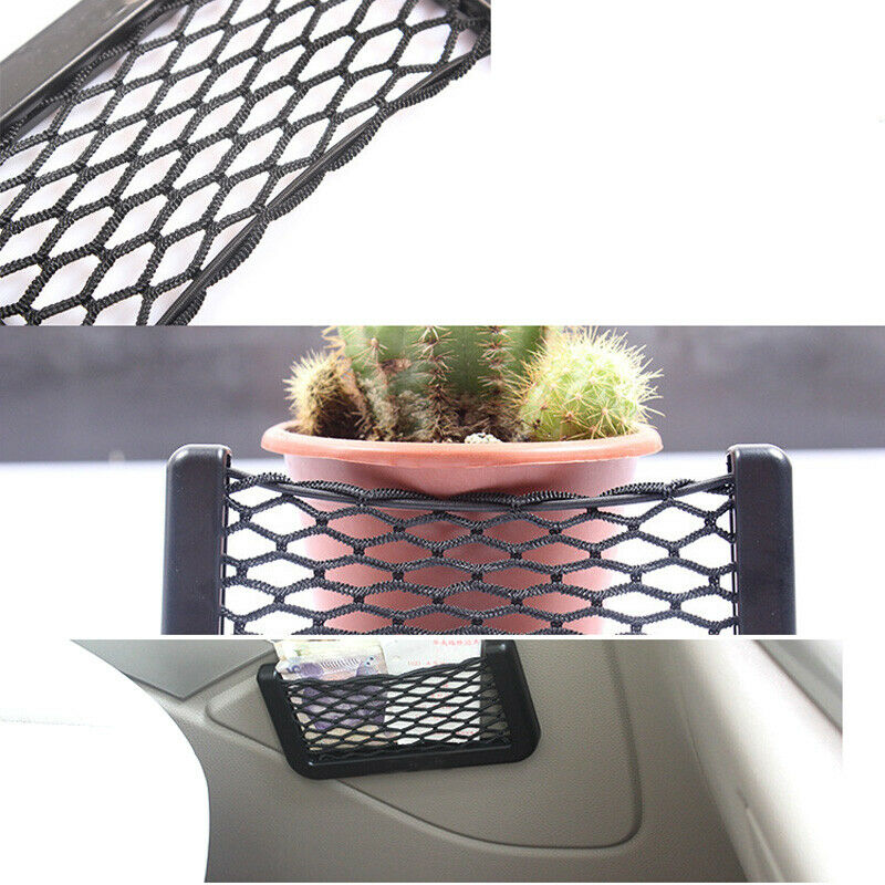 2PC Body Edge Elastic Net Storage Phone Holder Auto Car Interior Parts ...