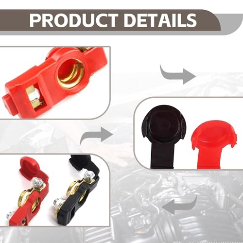 Universal Negative & Positive Car Battery Terminal Connector ...