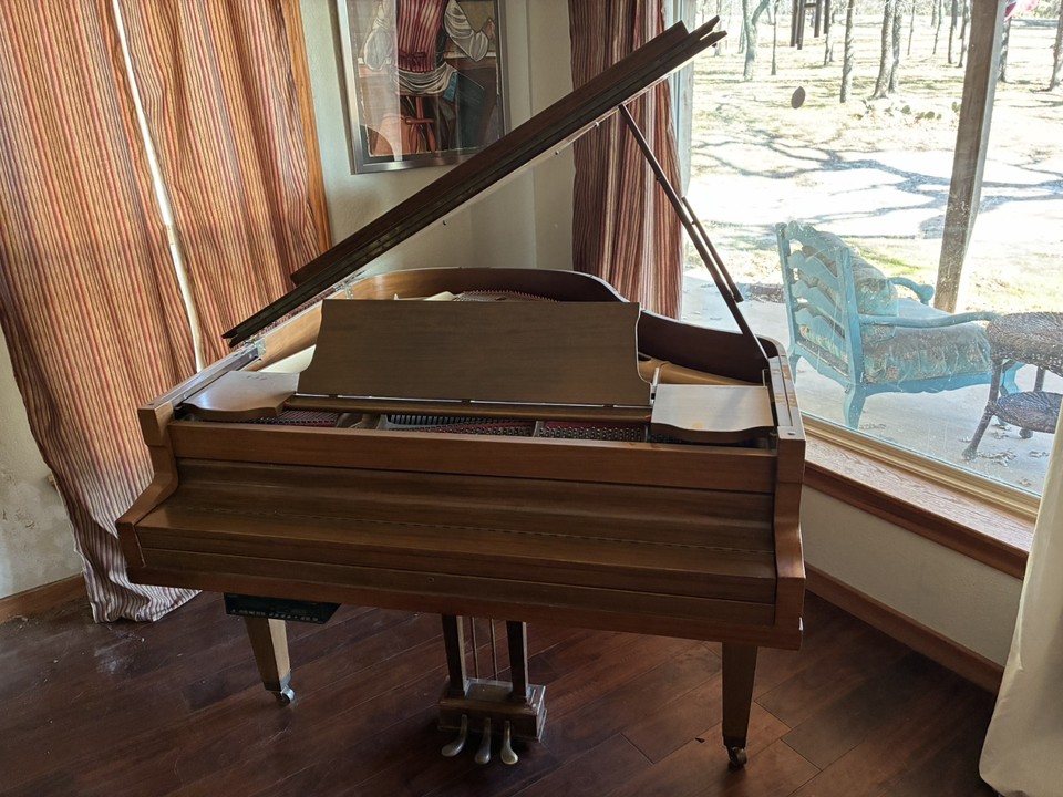 Vintage Conover Baby Grand Piano w/ PianoDisc PDS-128Plus Player Bench ...