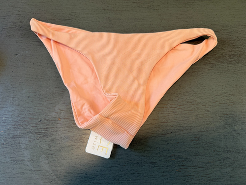 NEW pink ribbed L SPACE swimsuit bikini bottom size XS | eBay