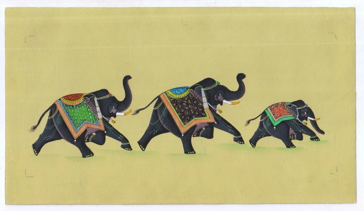 Traditional Indian Art Elephant