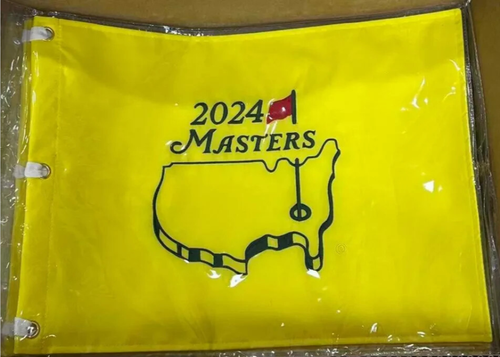 2024 Yellow Tournament Golf Pin Flag Masters Augusta National | eBay