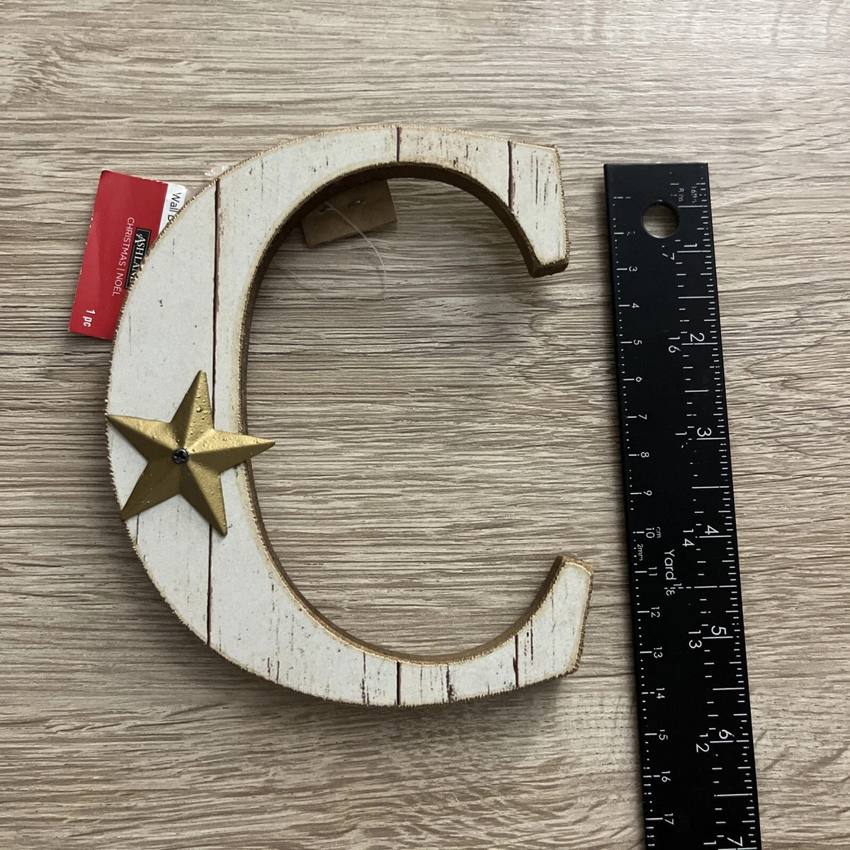 Decorative Wooden Letter C