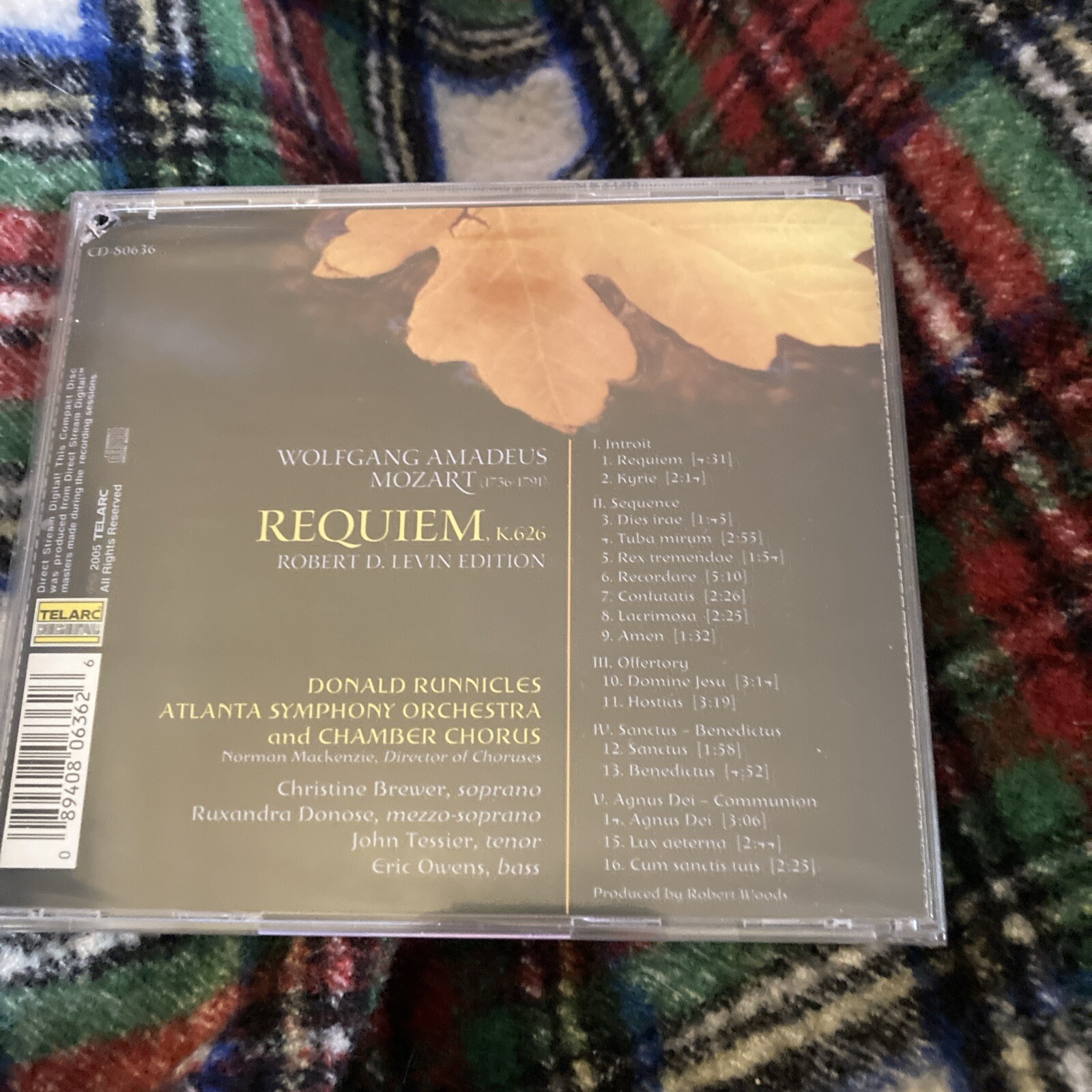 Requiem: Robert Levin Edition by Donald Runnicles (CD, 2005) for sale ...