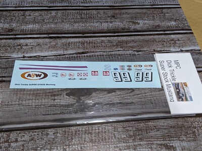 Dick Trickle Super Stocker Mustang Race Car Decal Sheet 1:24 Scale | eBay