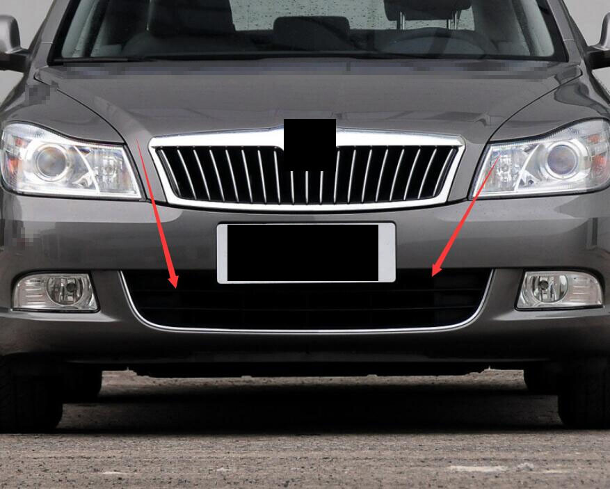 Front Bumper Lower Grille A Style For 2010-2014 Skoda Octavia 1Z3 ...