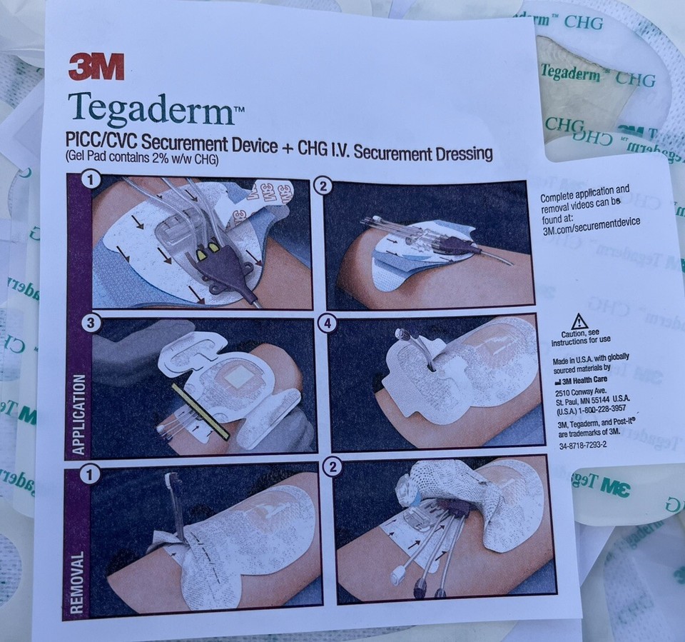 (25 Pieces) 3m Tegaderm I.V. Advanced REF 1689 NO BOX | eBay