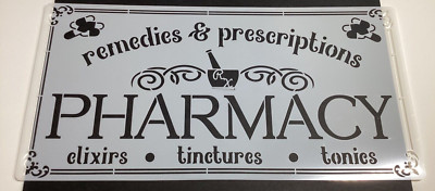 Pharmacy Reusable Stencil | eBay