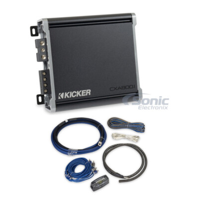 Kicker CX800.1 | 800W Class-D Monoblock Amplifier Package | eBay