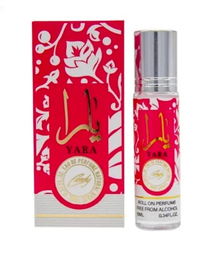 Lattafa Asad/Yara Roll On Eau De Parfum 4 Scents Available 10mL 0.34fl ...