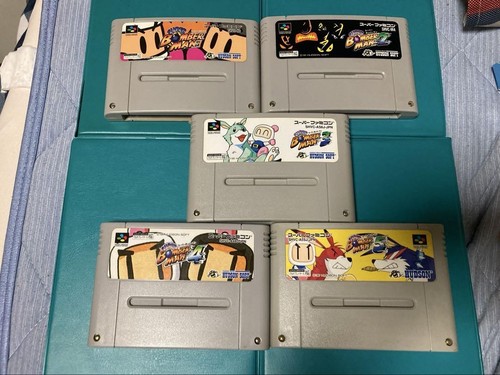 Super Famicom Bomberman Complete 5-Piece Set | eBay