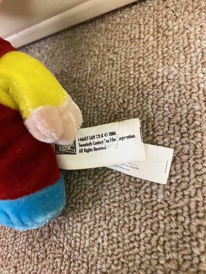 20th Century Fox Family Guy Stewie Griffin 7" Plush Nanco 2005 | eBay
