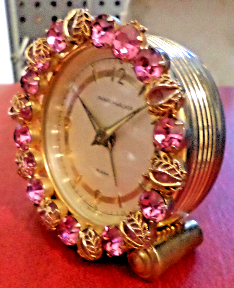 NICE ANTIQUE PHINNEY WALKER SEMCA GERMAN RUBY RED RHINESTONE VANITY ...