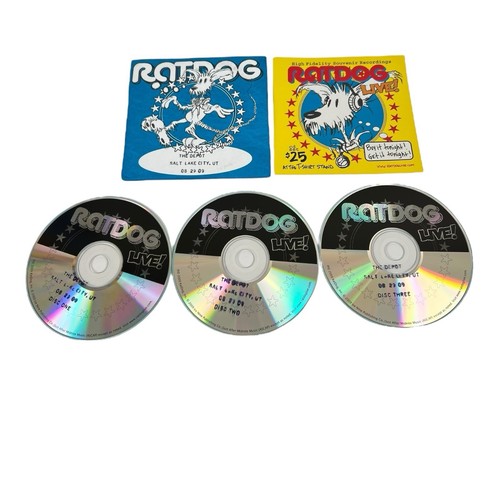 RATDOG Live, 08/29/09, The Depot Salt Lake City UT. 3 CD, Grateful Dead ...