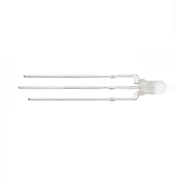 20 Pcs 3mm Dual Bi-Color Blue / Pure Green 3 Pin LED Common Cathode | eBay