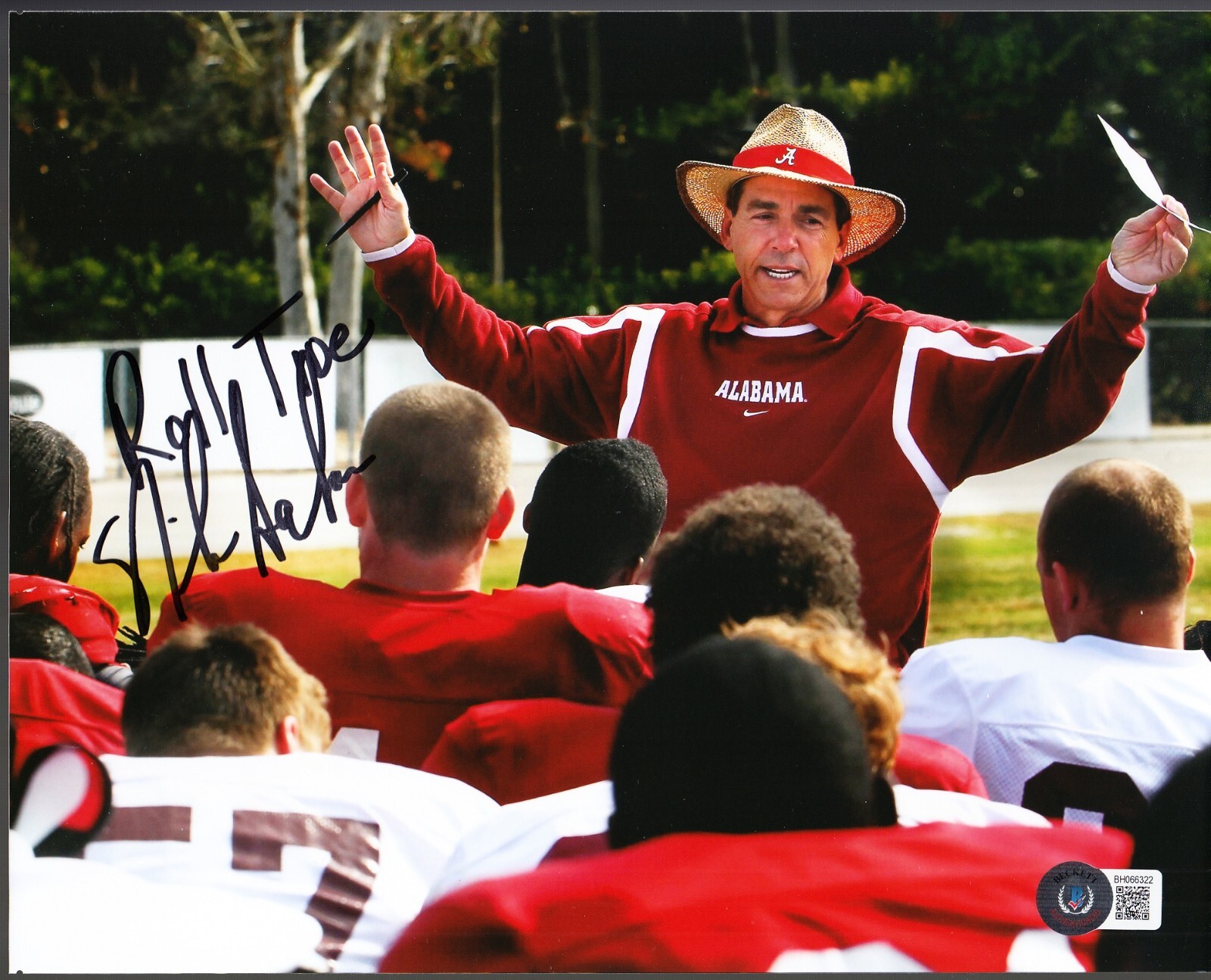 Nick Saban | Autographed Football Memorabilia & NCAA Merchandise
