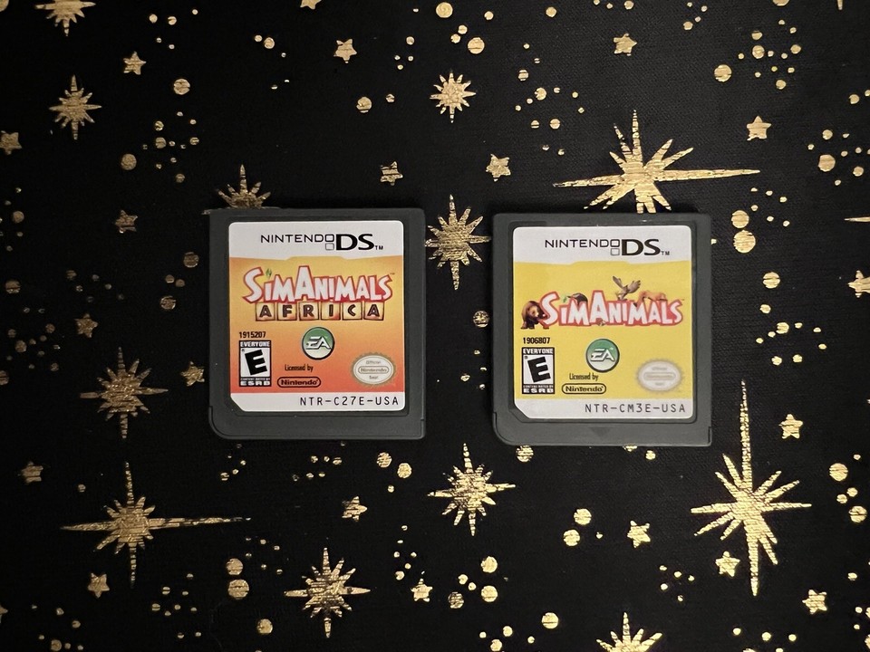SimAnimals & SimAnimals Africa Nintendo DS 2009 - Both Complete w ...