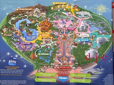 Printable Disneyland Map