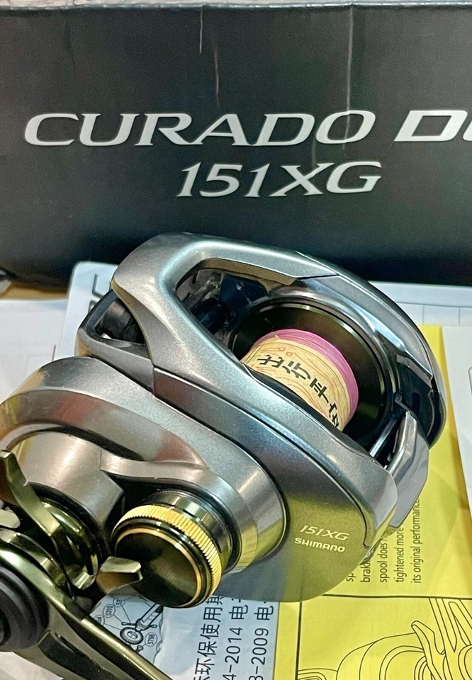 MINT Shimano 18 Curado DC 151XG 8.5:1 Left Hand Fishing Reel with BOX ...