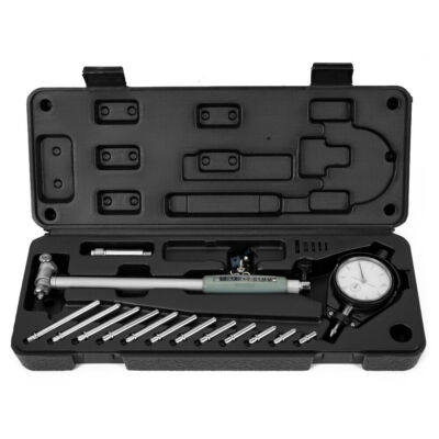 NEW Indicator Dial Bore Gauge Cylinder Measuring Micrometer Kit 50 ...