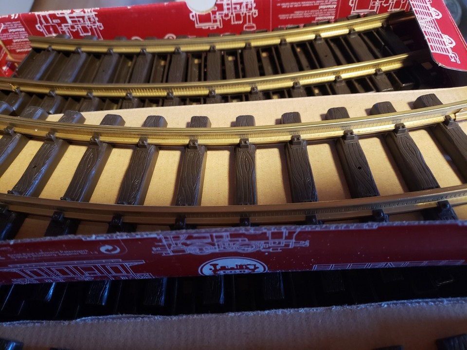 48 COUNT LGB G SCALE BRASS CURVED TRACKS; N0. 1100, R 600MM, W/BOXES, W ...