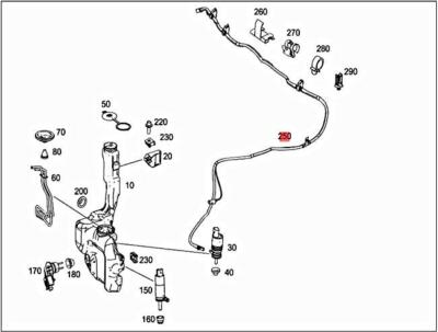 Genuine MERCEDES BBDC C204 S204 W204 Hose line 2048601892 | eBay