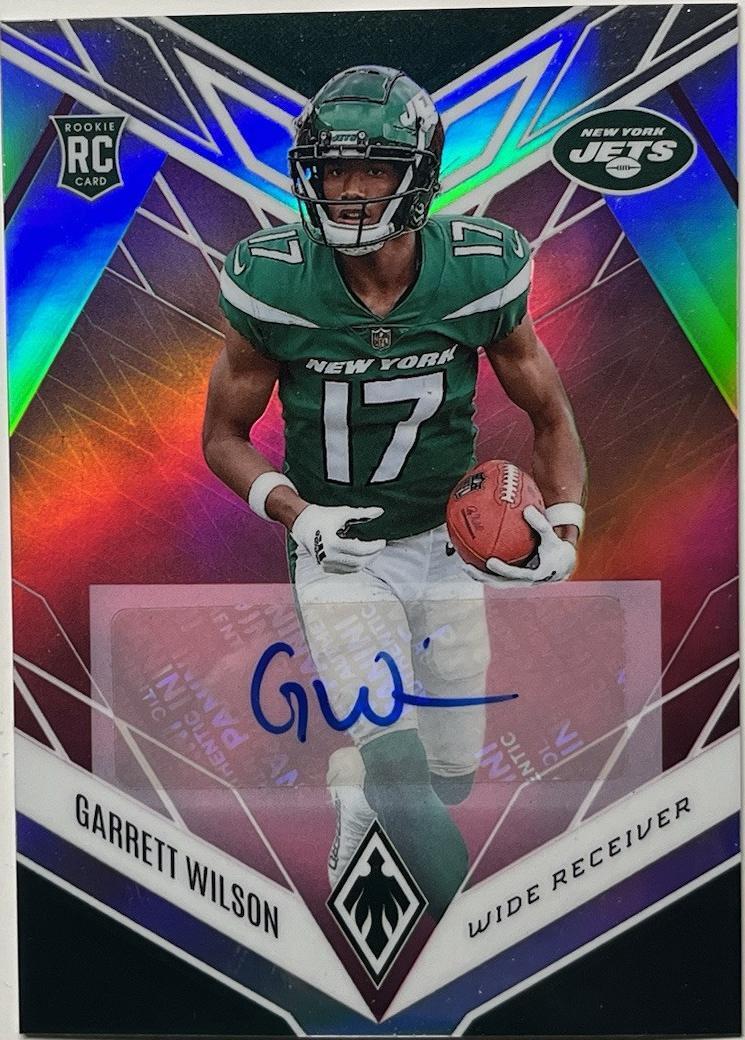 2022 Panini Phoenix - Rookies Garrett Wilson #106 Pink Autographs /50 ...