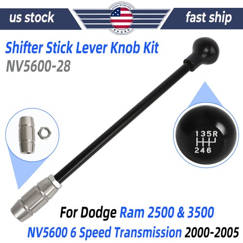 Aluminum Shifter Stick Kit For 2000-2005 Dodge Ram 2500 3500 NV5600 ...