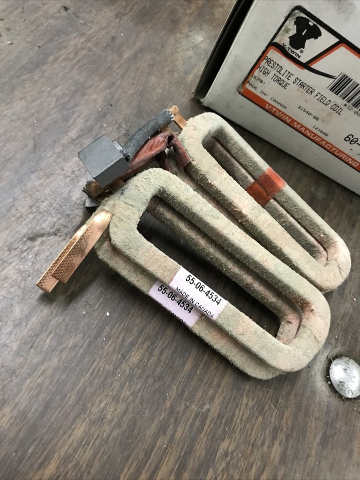 HARLEY DAVIDSON STARTER PRESTOLITE FIELD COILS 1966-84 rebuild ...