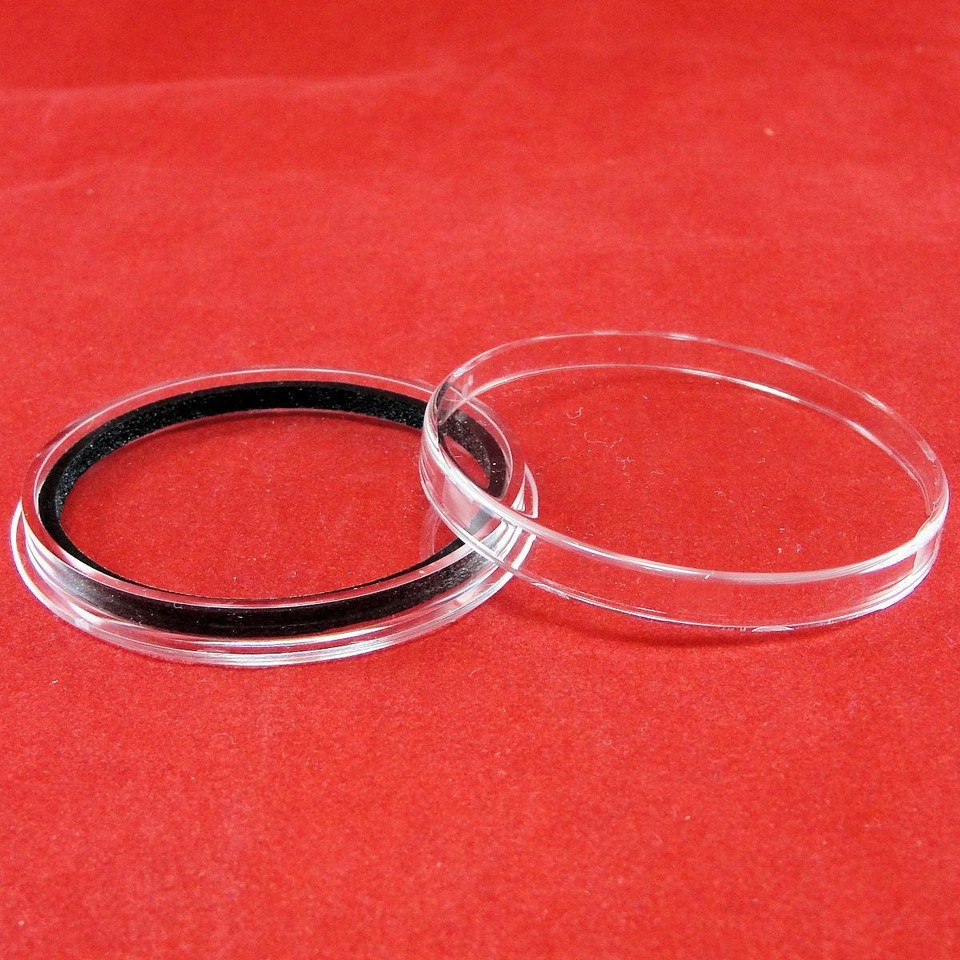 20 Air-Tite X44mm Ring Coin Holder Capsules for Coins Less Than 3.96mm ...