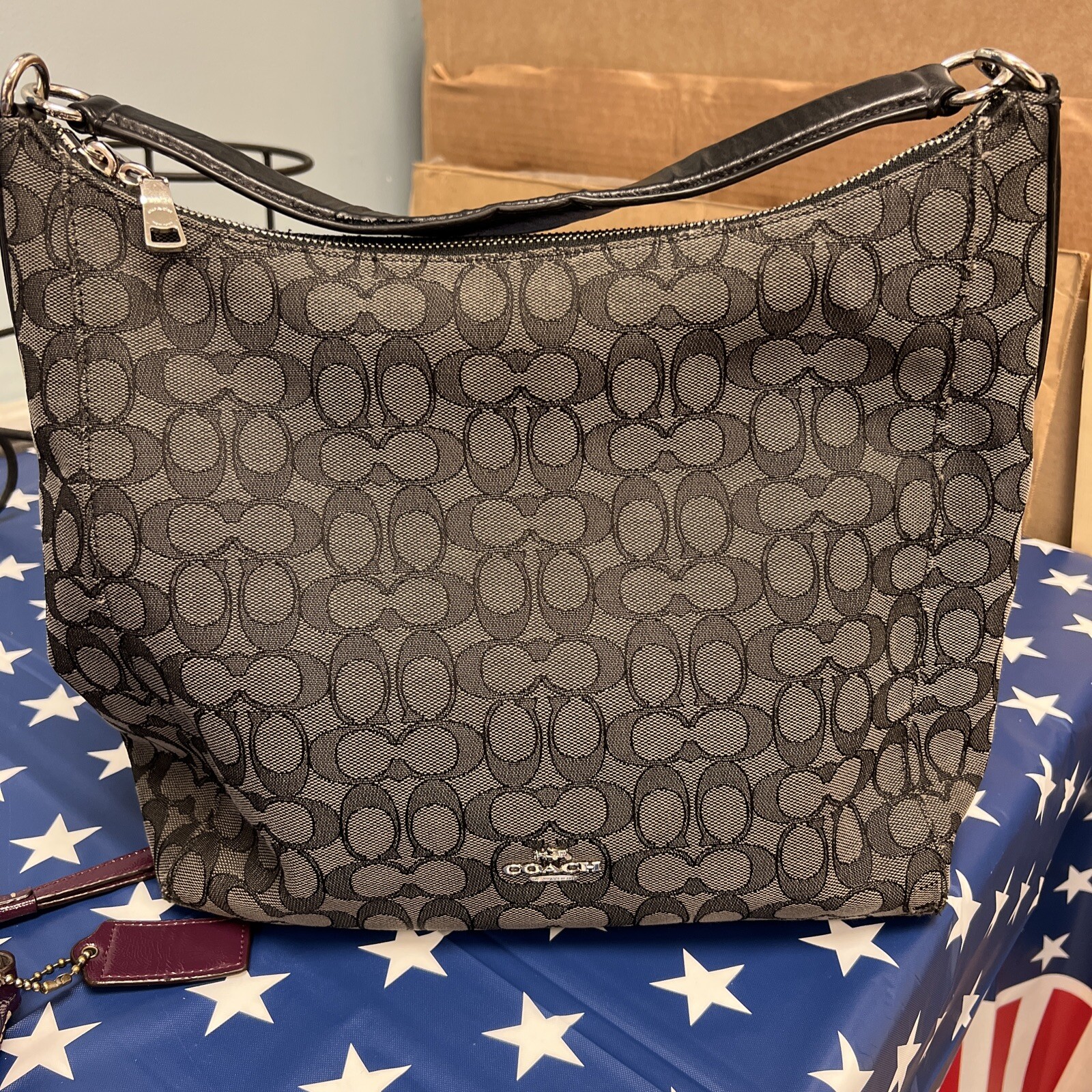 Authentic Black Coach Bag E1792-F58327 - Gem