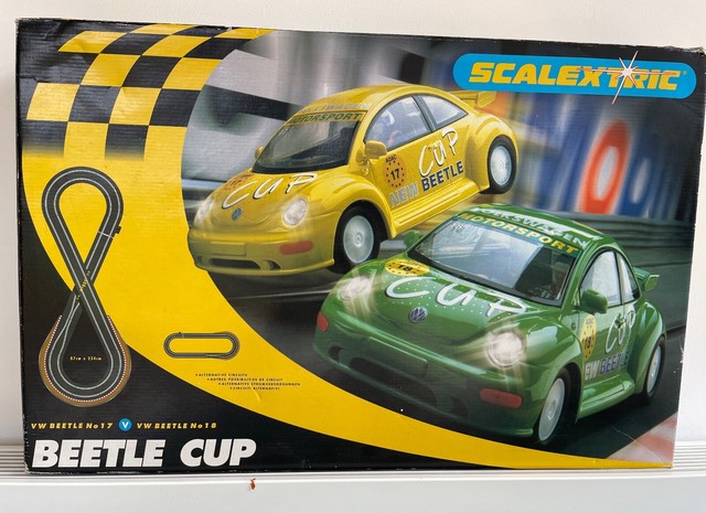 Scalextric VW Beetle Cup Set With Both Cars in . Complete for sale ...