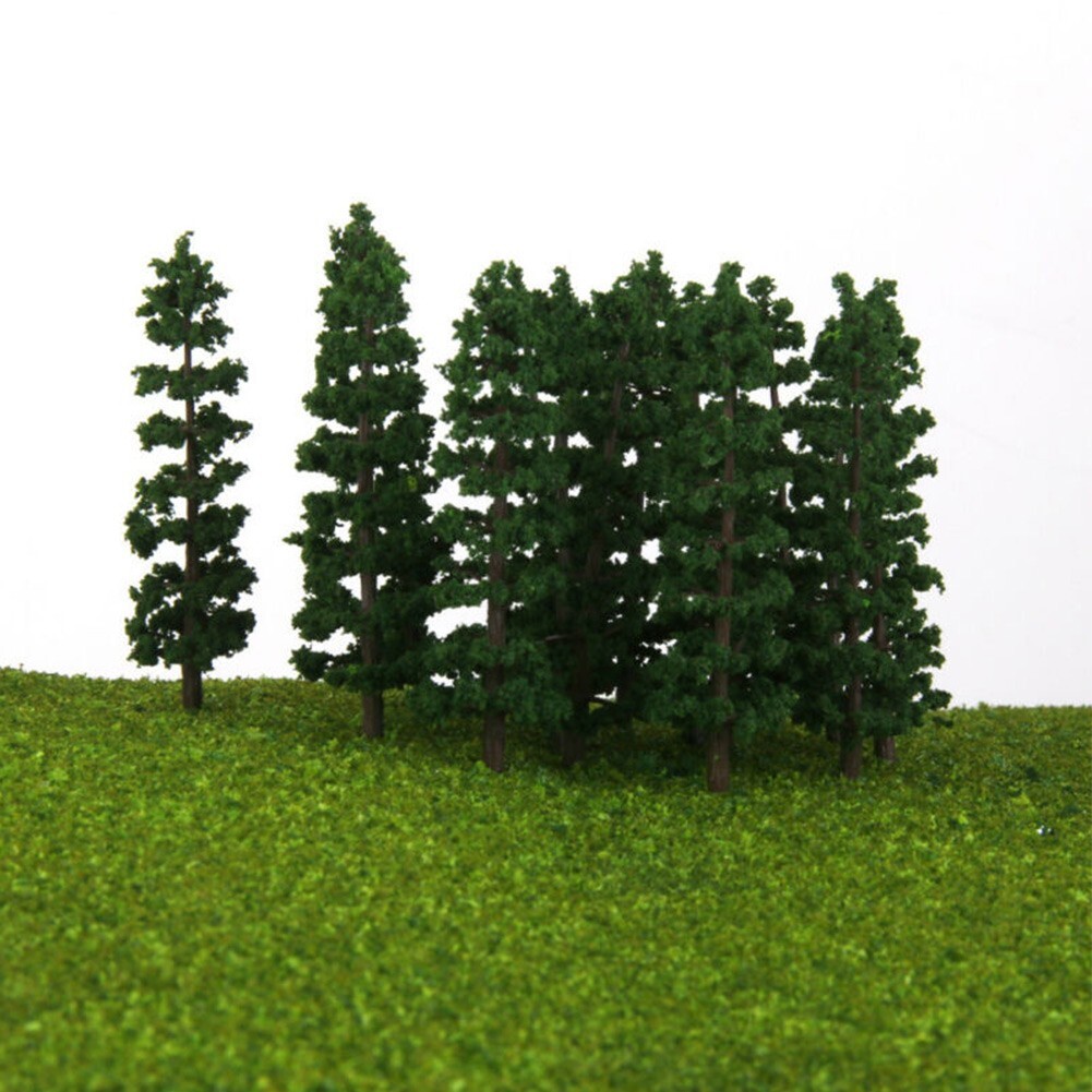 100pcs Plastic Model Trees for Sand Table Roadway and Architectural ...